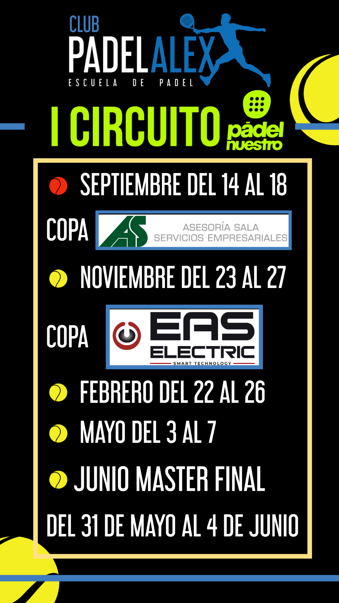 PADEL ALEX, juega al pádel en Orihuela